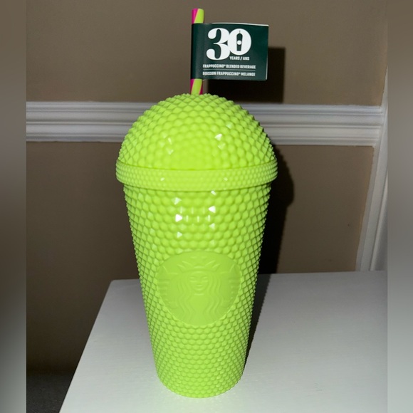 Starbucks | Kitchen | New Starbucks Neon Green Studded Dome Cup | Poshmark